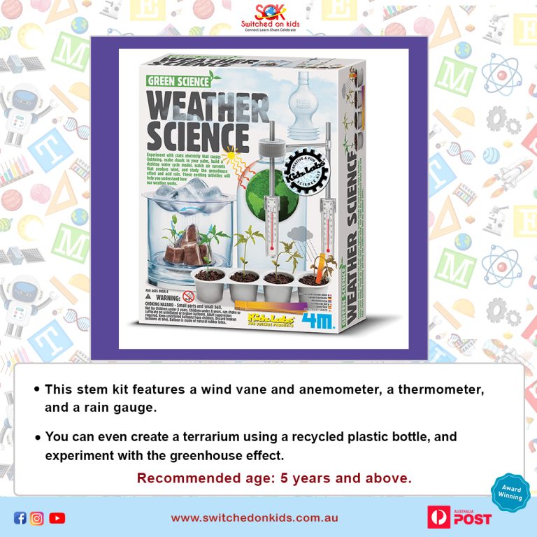 4M Green Science Weather Science Toy for Kids- Switched on kids