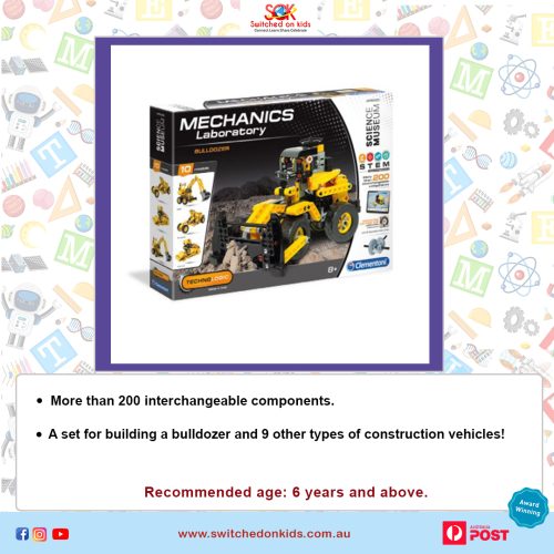 Mech Lab Bulldozer Science Kits & Toys - Switched on kids