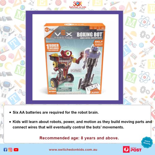 Hexbug Boxing Bot - Includes 1 Boxer - Switched on kids