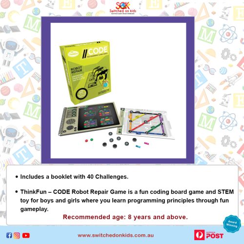 ThinkFun - CODE: Robot Repair Game - Switched on kids
