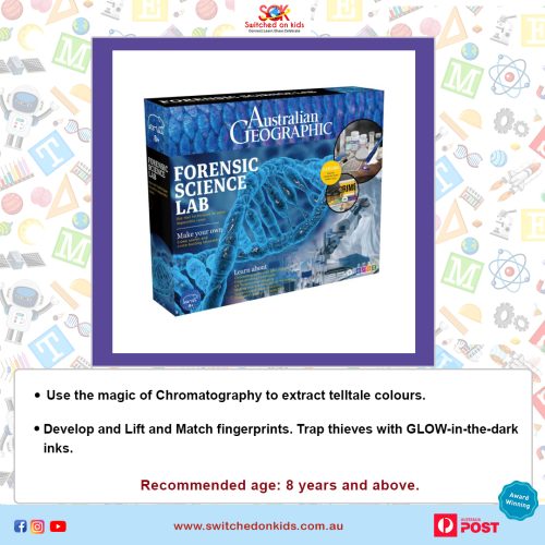 Australian Geographic Forensic Science Lab - Switched on kids Australian Geographic Forensic Science Lab - Switched on kids