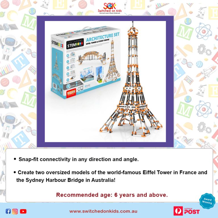 ENG STEM Architecture Set - Eiffel Tower & Sydney Harbour Bridge