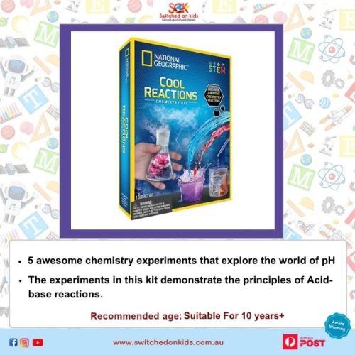 National Geographic Cool Reactions Chemistry Kit - Switched..