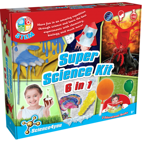 Science 4 you - Super Science Kit 6 in 1 - Switched on kids Science 4 you - Super Science Kit 6 in 1 - Switched on kids