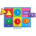 Fun Factory Wooden Puzzle with Knobs- Shapes - Switched on kids