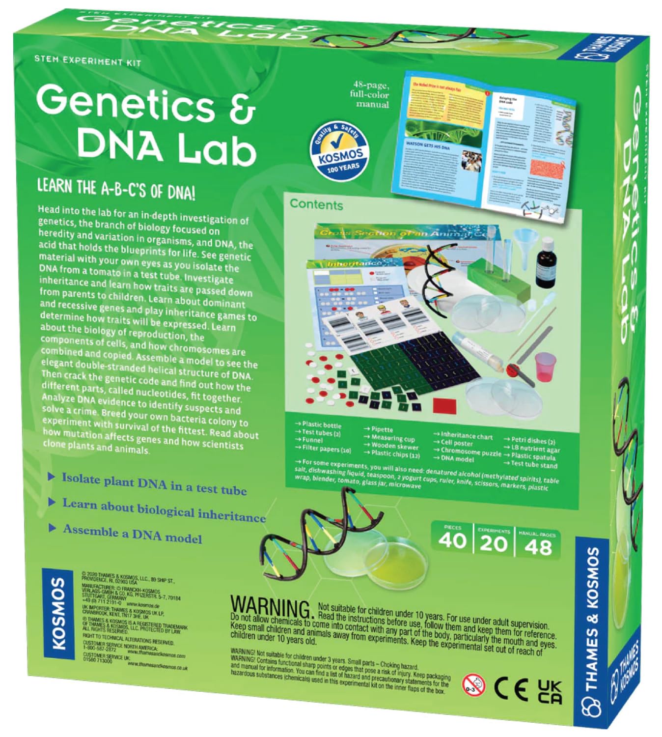 Thames and Kosmos - Genetics: Explore DNA Science Kit - Switched on kids